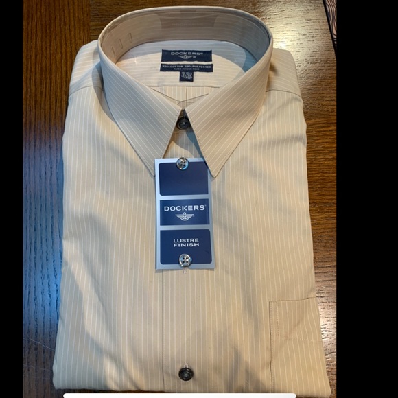 Dockers | Shirts | Nwt Dockers Button Down Long Sleeve Dress Shirt ...